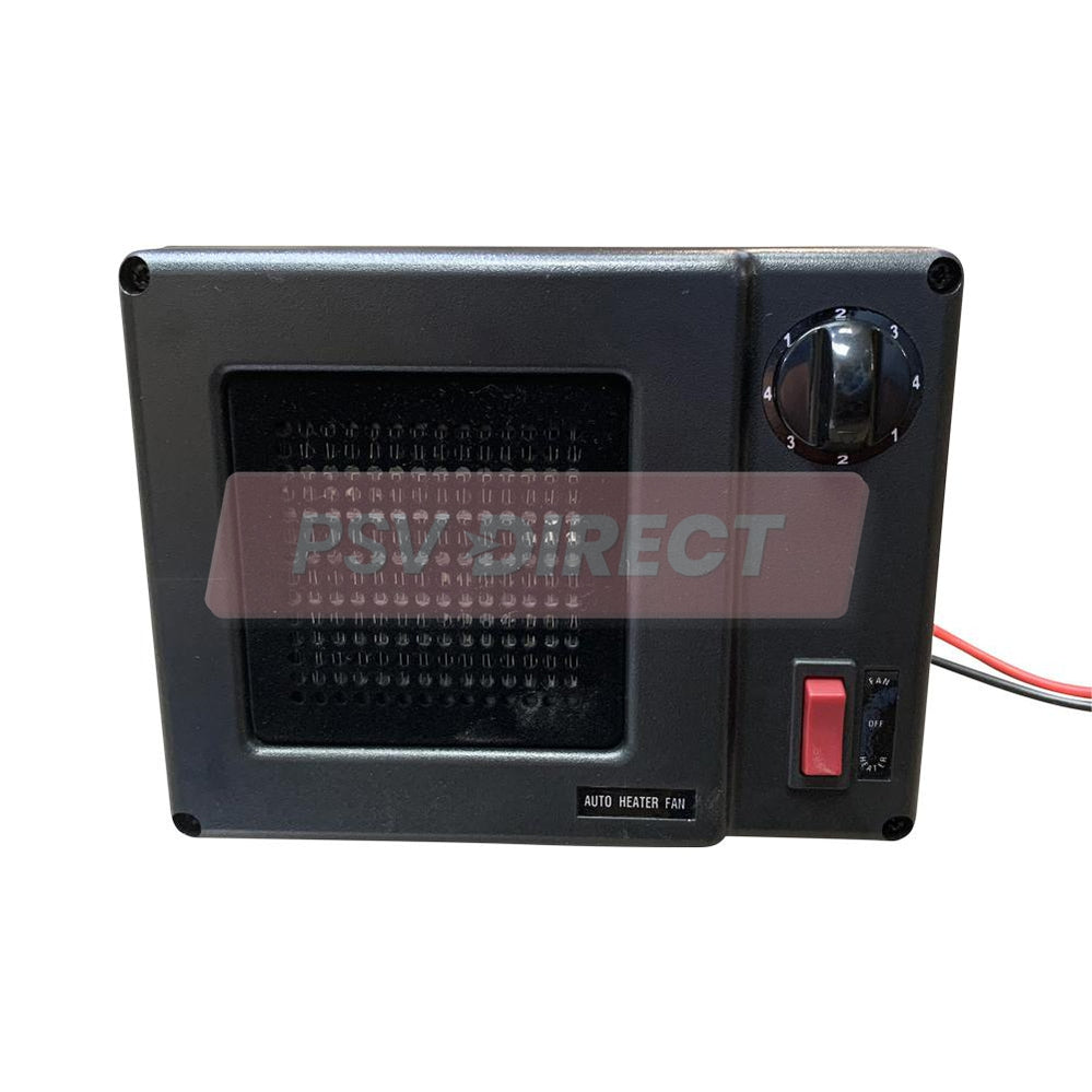 24V Ceramic Fan Heater with Adjustable Fan Speed Dial - PSV Parts Direct